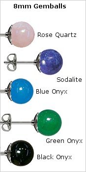 Titanium and Niobium Gemballs and Metal Ball Earrings at Wear Earrings ...